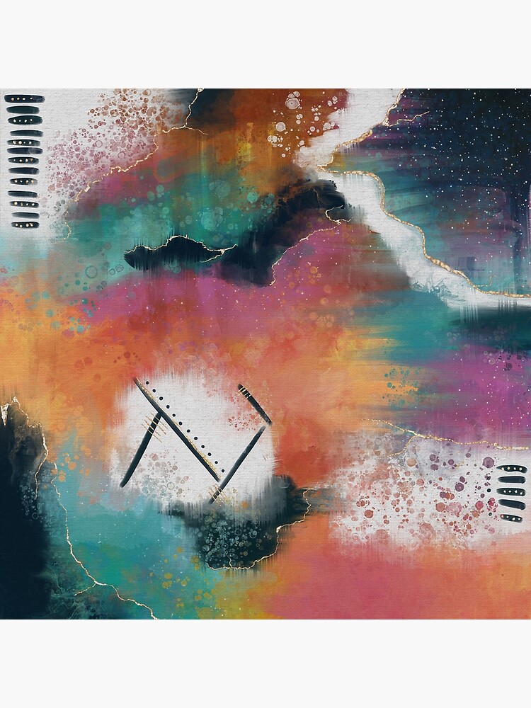 "Liquid Rainbow - Intuitive Abstract Painting" Poster for Sale by ...