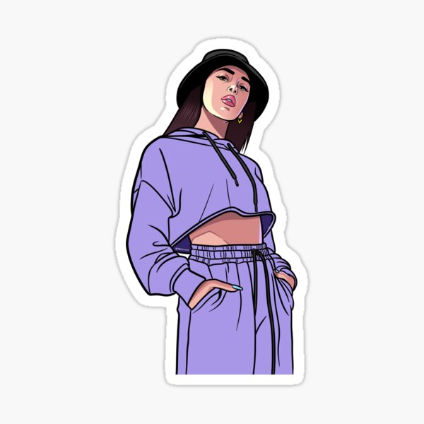 "Nicki Nicole" Sticker for Sale by PirateLoafy | Redbubble
