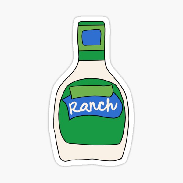 "Ranch Dressing" Sticker for Sale by ElectrcTangrine | Redbubble