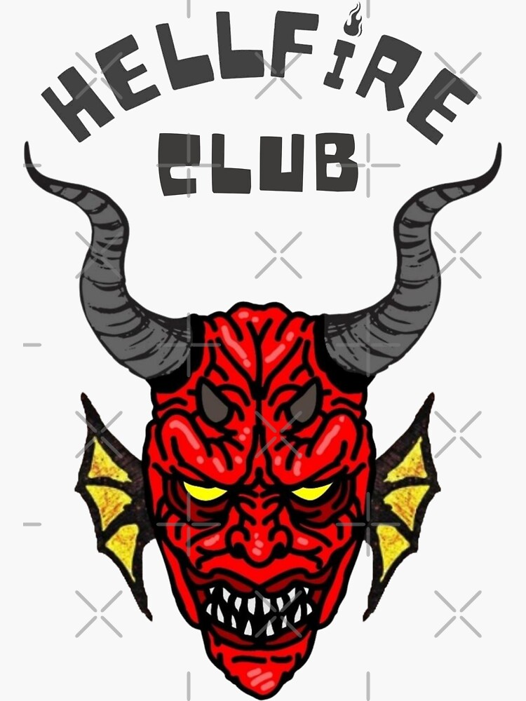 Hellfire Club Sticker, Sticker and Pin Best New Bold and Cool Sticker ...