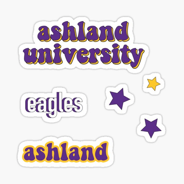 Ashland University Sticker Pack Sticker For Sale By Kayleeoconnor
