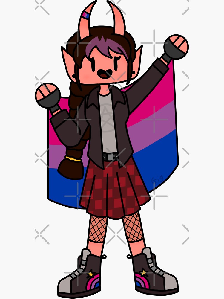 "Pride Fig!" Sticker for Sale by GiraffenGoggles | Redbubble