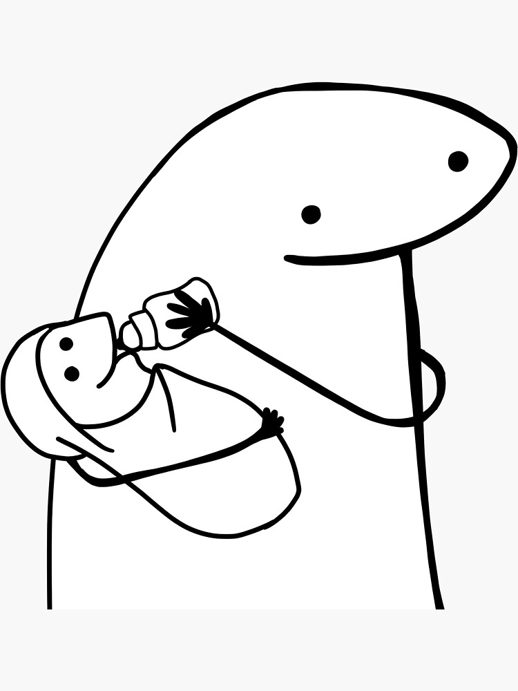 "Parent Flork" Sticker for Sale by LaborArte | Redbubble