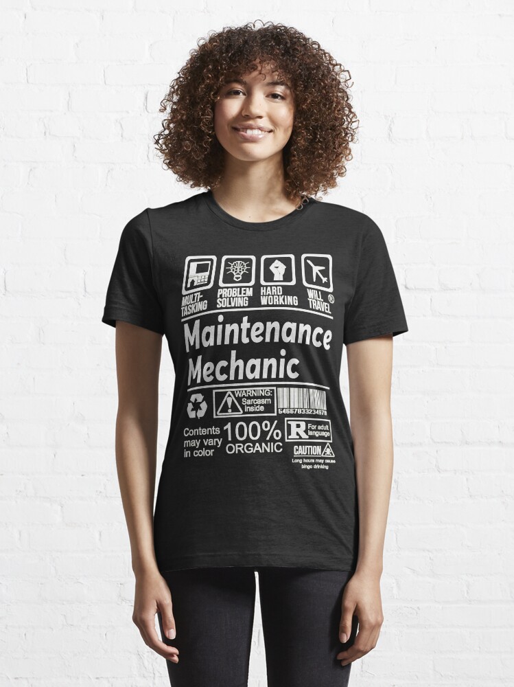 "MAINTENANCE MECHANIC SOLVE PROBLEMS DESIGN" T-shirt for Sale by ...
