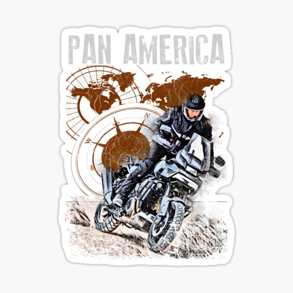 "Pan America 1250 Motorcycle Big Trail 2022" Sticker for Sale by ...