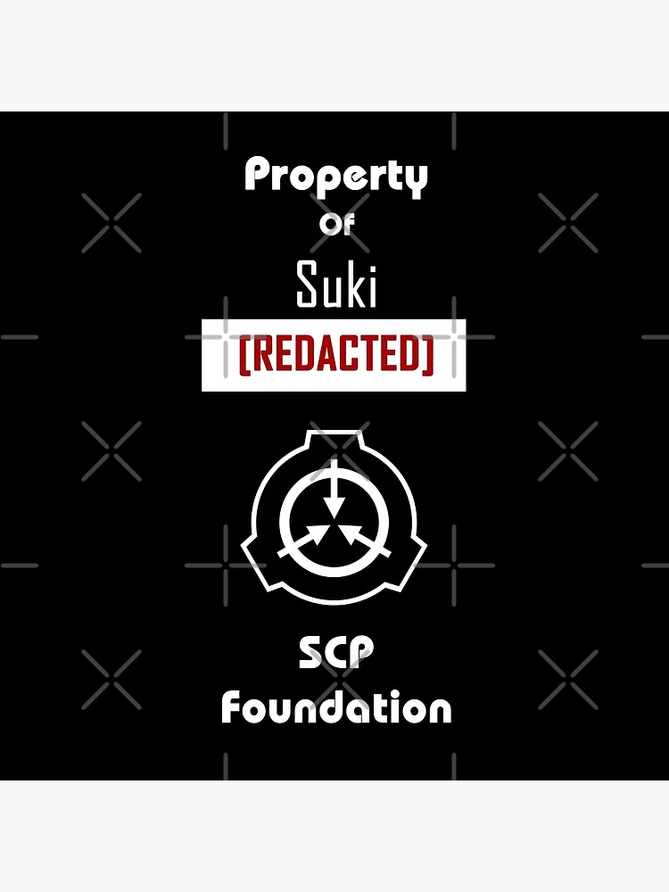 Property Of Suki [REDACTED] SCP Foundation Premium Matte Vertical ...