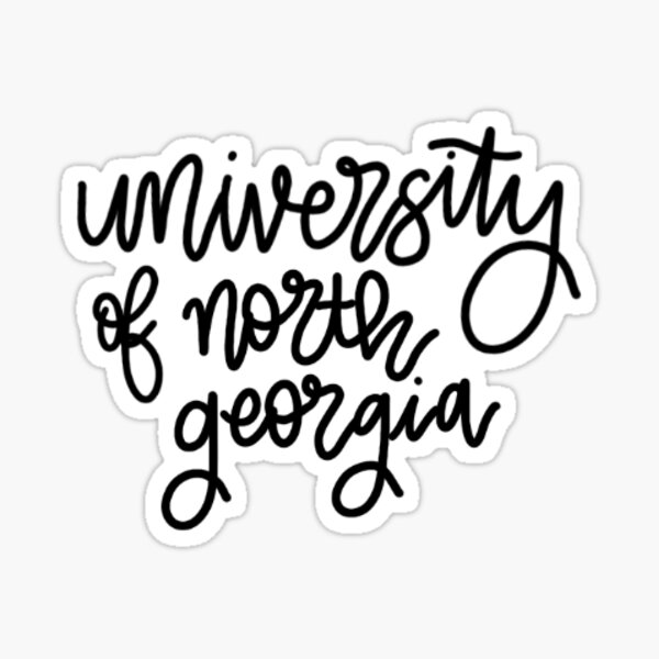 "University of North Georgia" Sticker for Sale by faithypotamus | Redbubble