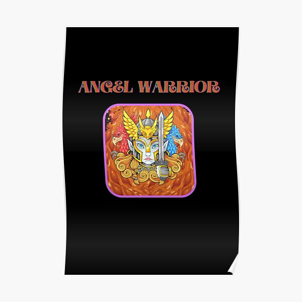 "Angel Warrior " Poster for Sale by AngelwhiteLite | Redbubble