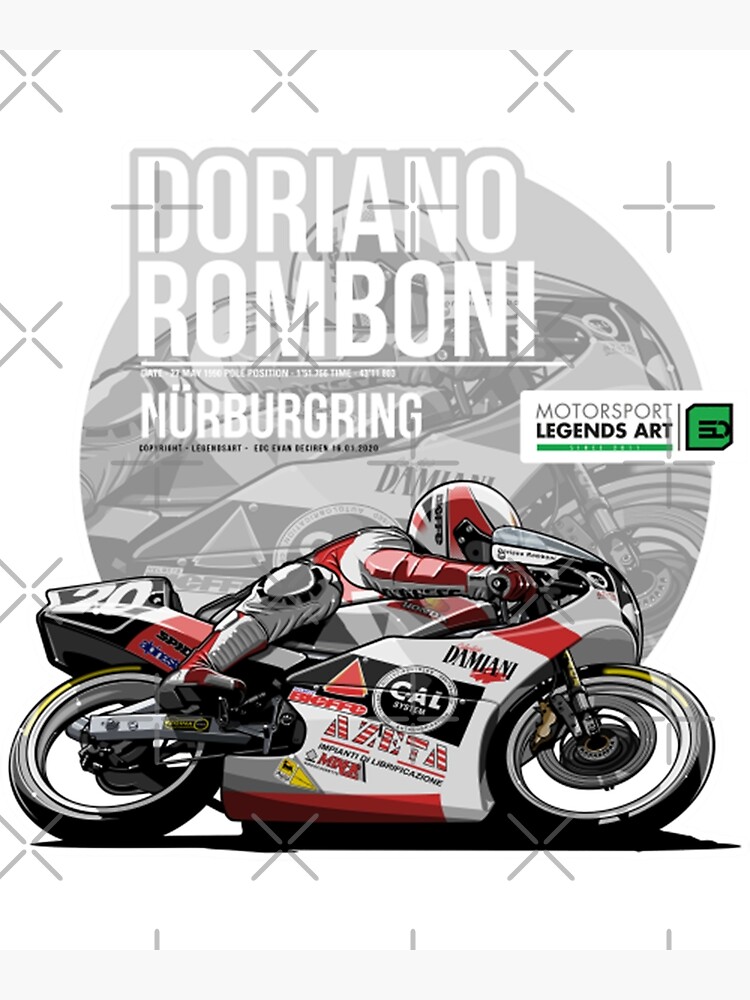 "Doriano Romboni 1990 Nürburgring" Poster for Sale by wright46l | Redbubble