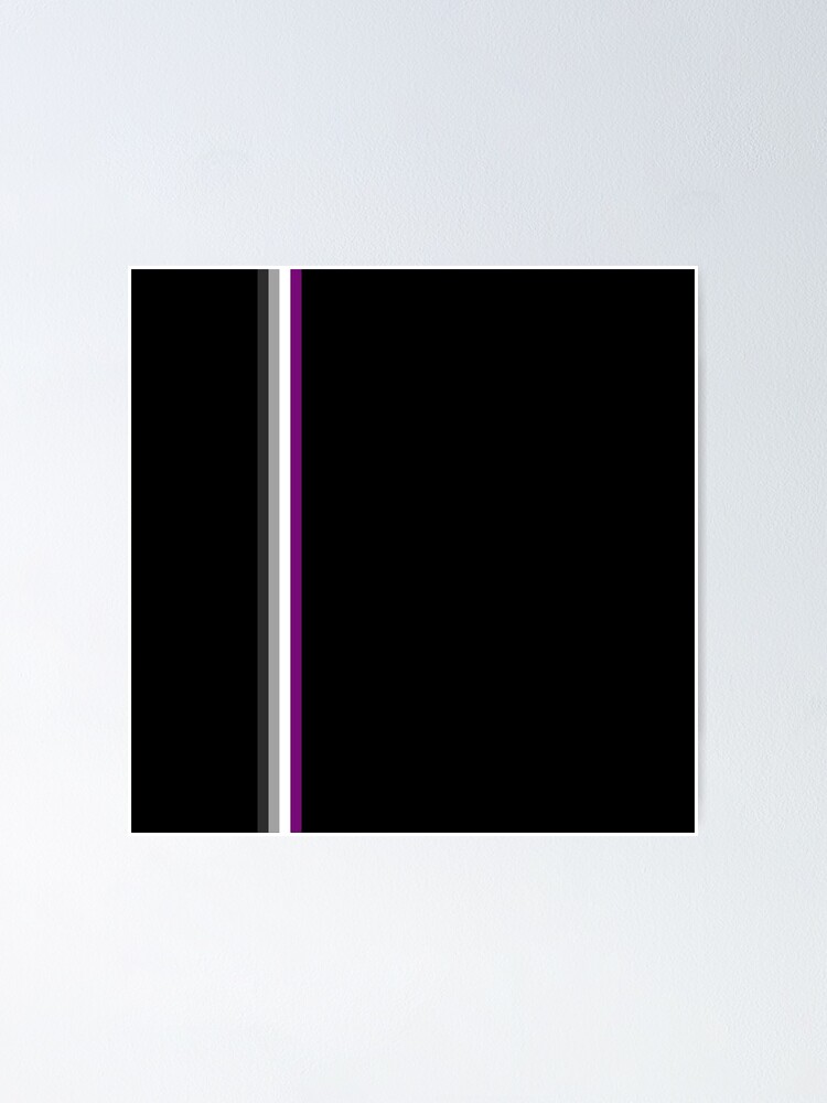 "Asexual Pride Flag Subtle Stripe 2022 LGBT" Poster for Sale by ...