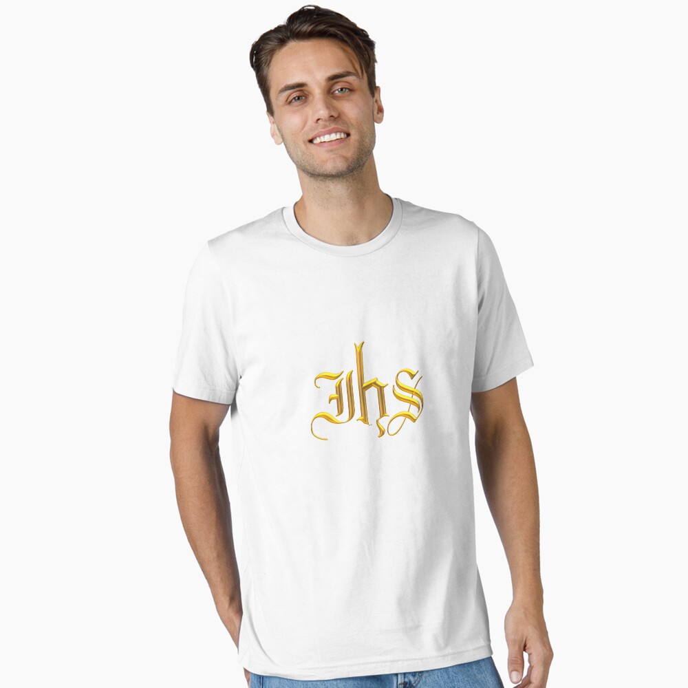 "Golden IHS Symbol" Sticker for Sale by Artist4God | Redbubble