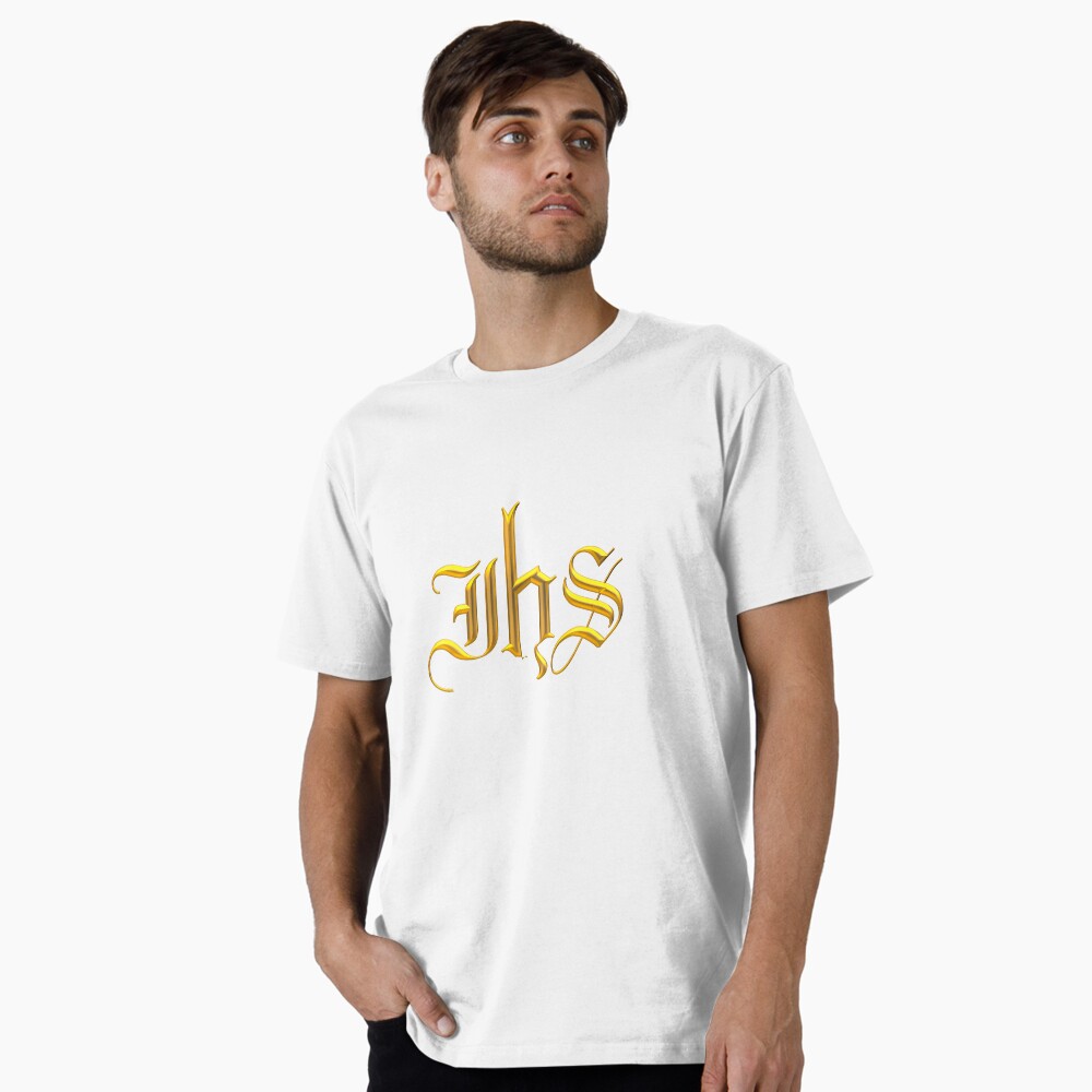 "Golden IHS Symbol" Sticker for Sale by Artist4God | Redbubble