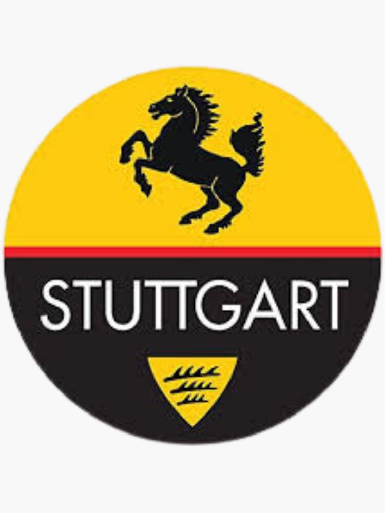 "Stuttgart Wappen Flag Coat Of Arms Shield Sticker" Sticker for Sale by ...