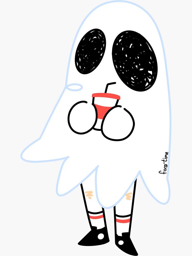 "spooky soda" Sticker for Sale by forg-time | Redbubble