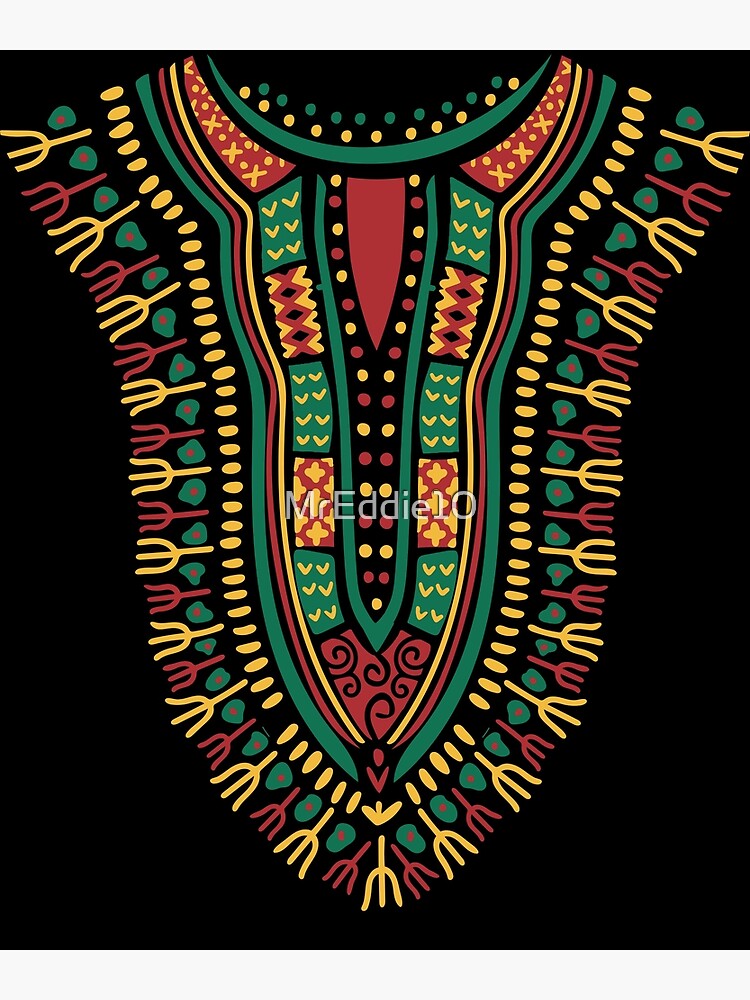 "Tanzania Dashiki Costume Art" Poster for Sale by MrEddie10 | Redbubble