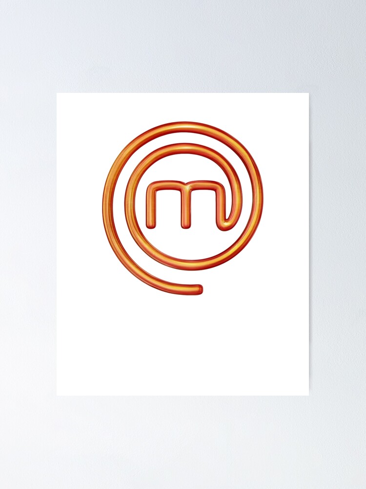 "MasterChef Golden Logo White Background" Poster for Sale by Chef ...