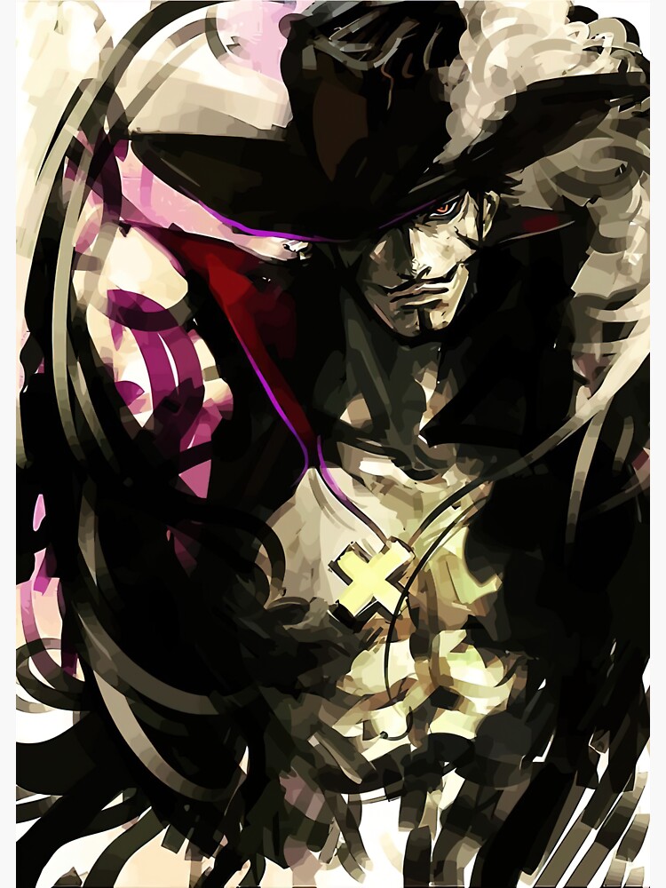 "Mihawk One Piece" Sticker for Sale by SethFrancis37 | Redbubble