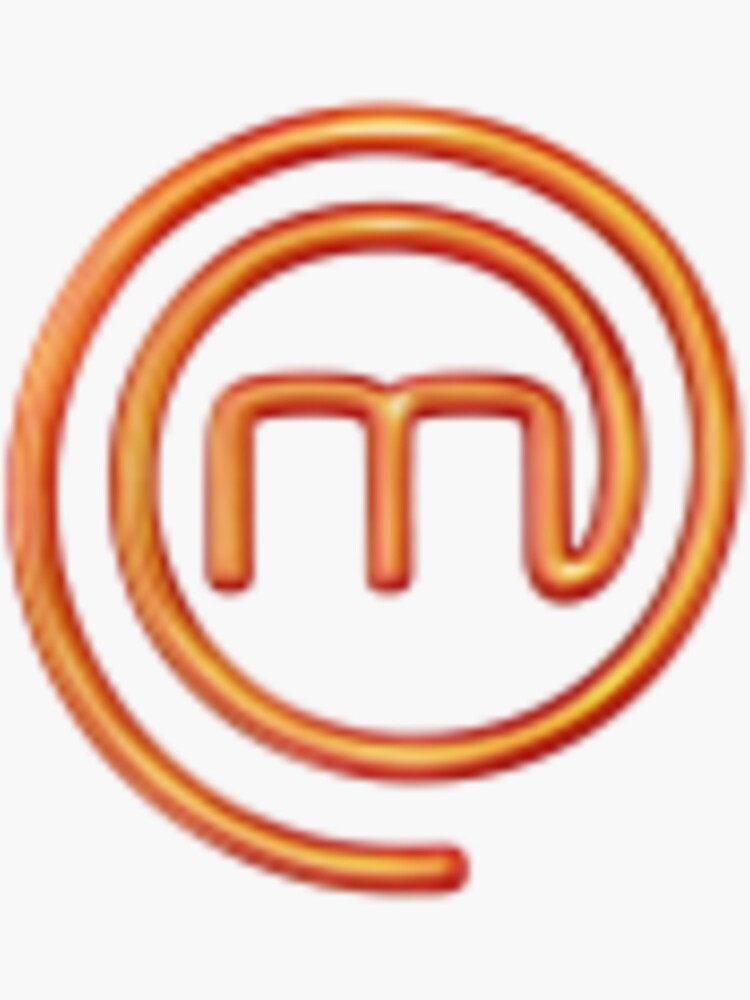 Pegatina «Logo MasterChef Dorado Sobre Fondo Negro» de Chef-Bubble ...