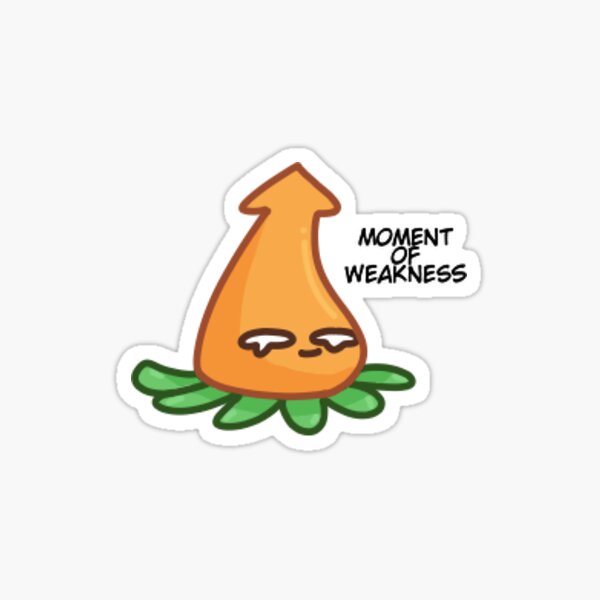 "Squid Moment of Weakness" Sticker for Sale by carrotsquiid | Redbubble