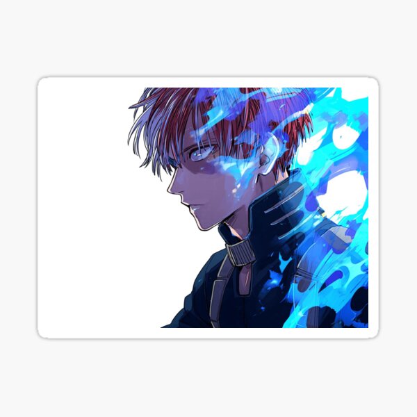 "Todoroki Shoto" Sticker for Sale by LAEX1745 | Redbubble