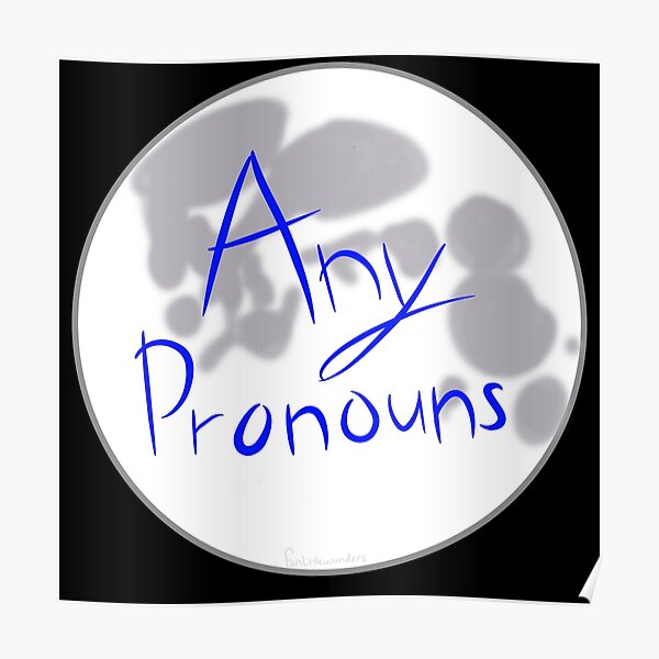 "Witchy Any Pronouns" Poster for Sale by funlittlewonder | Redbubble