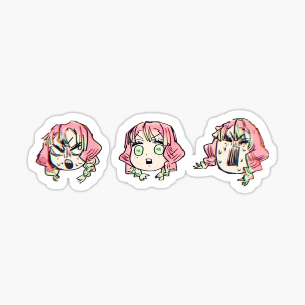 "Mitsuri Chibi 3p Sticker Pack" Sticker for Sale by Reneeartxoxo ...