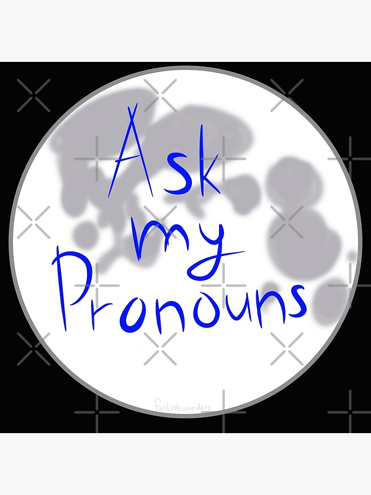 "Witchy Ask My Pronouns" Poster for Sale by funlittlewonder | Redbubble
