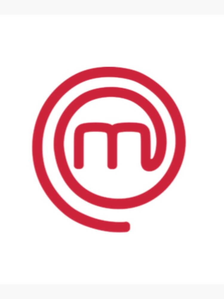 "MasterChef rotes Logo auf weißem Hintergrund" Poster von Chef-Bubble ...
