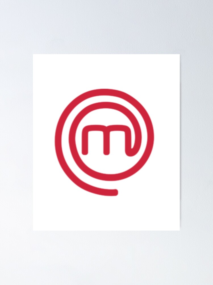 "MasterChef rotes Logo auf weißem Hintergrund" Poster von Chef-Bubble ...