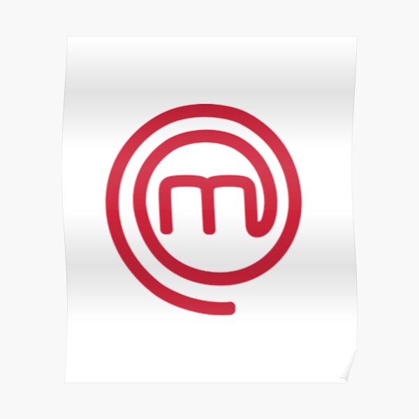 "MasterChef rotes Logo auf weißem Hintergrund" Poster von Chef-Bubble ...