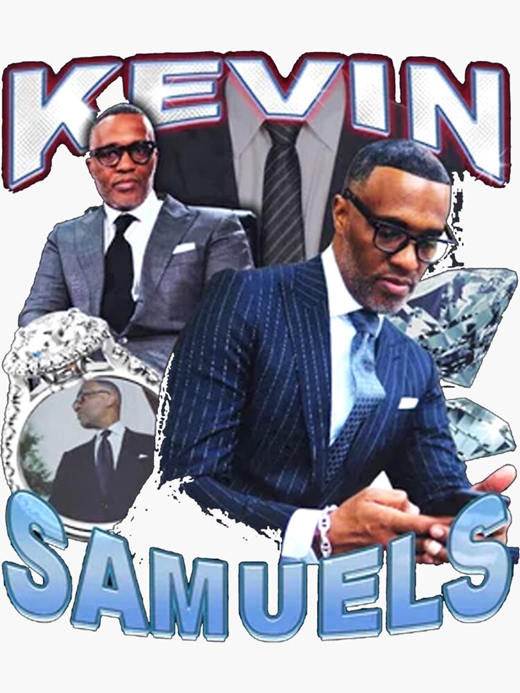 "Kevin Samuels Bootleg Black Tee " Sticker for Sale by ShirtVerseShop ...