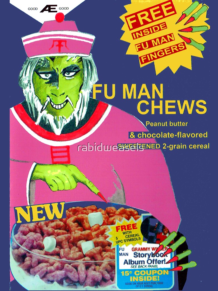 "Fu Man Chews on Elm Street" T-shirt by rabidweasels | Redbubble