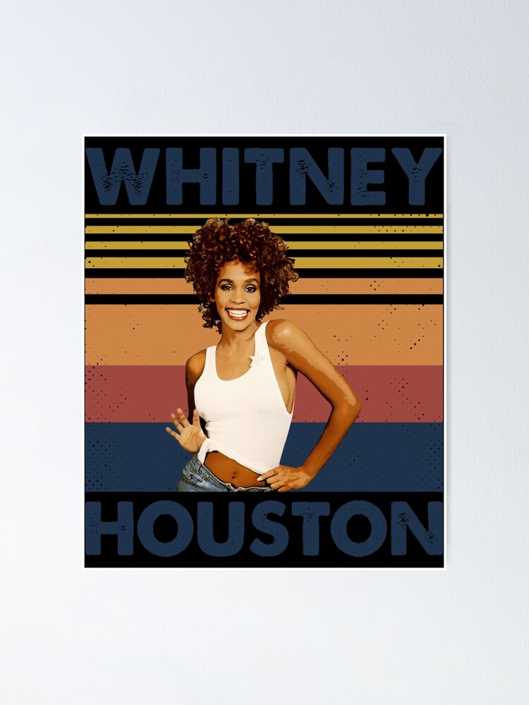 "Retro Gift Whitney Diva 80s Houston" Poster for Sale by Mareikebner ...