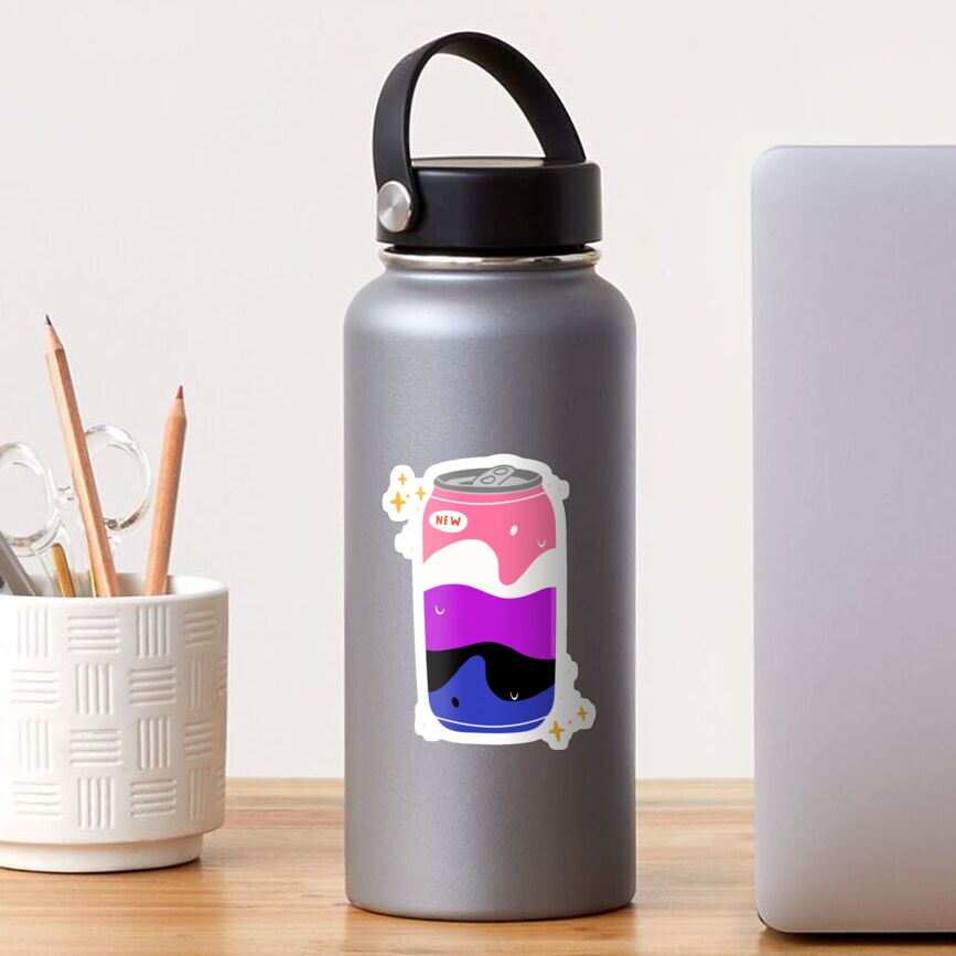 "Genderfluid Drink" Sticker for Sale by Psitta | Redbubble