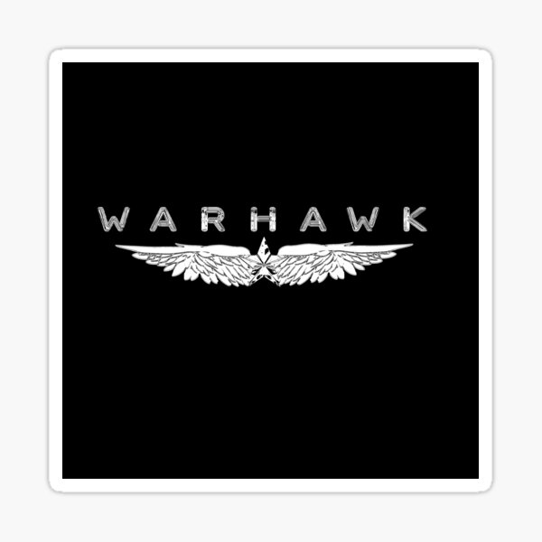 "Warhawk black mask " Sticker for Sale by SyntaMerch | Redbubble