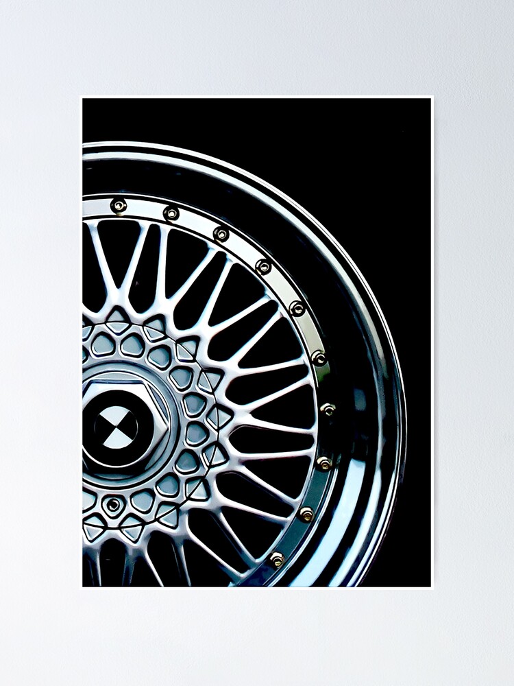 "BBS wheel " Poster for Sale by khahanan | Redbubble