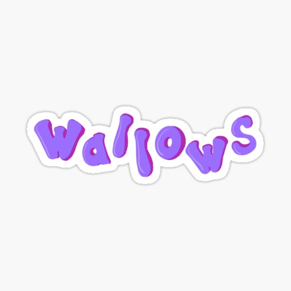 "WALLOWS" Sticker for Sale by shelbylester | Redbubble