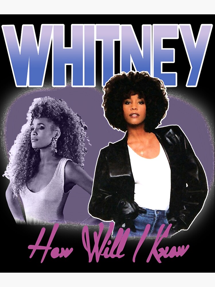 "Vintage Whitney Houston " Poster for Sale by Mareikebner | Redbubble