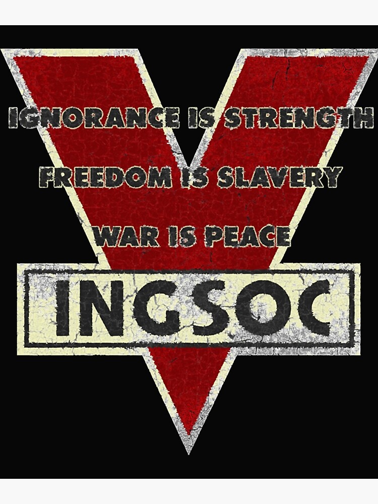 "IGNORANCE IS STRENGTH Tri-blend " Poster for Sale by ChloeArtCr11 ...