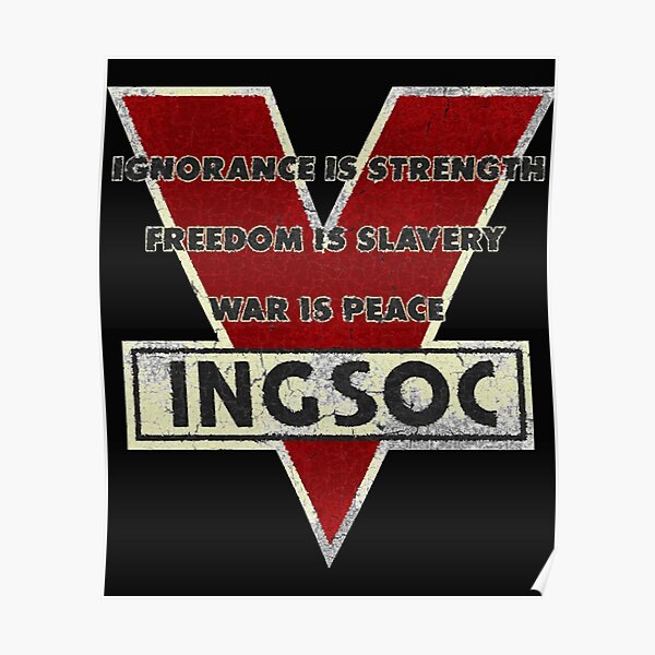 "IGNORANCE IS STRENGTH Tri-blend " Poster for Sale by ChloeArtCr11 ...