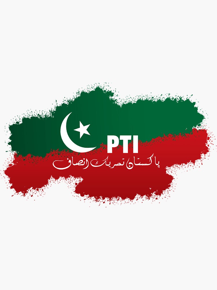 "Imran Khan PTI " Sticker for Sale by Design-Anything | Redbubble