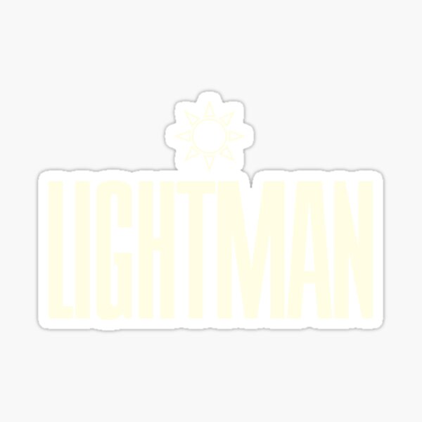 "Lightman White Color" Sticker for Sale by margner | Redbubble