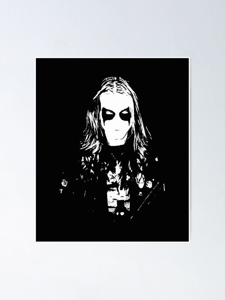 "Mayhem Black Metal Dead Per Yngve Ohlin 883" Poster for Sale by ...