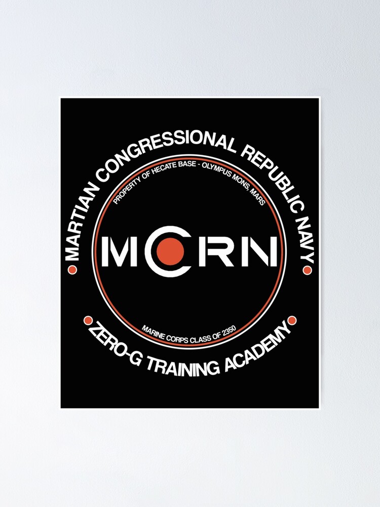 "MCRN Mars Marine Zerog Training Academy Original Design 1486" Poster ...