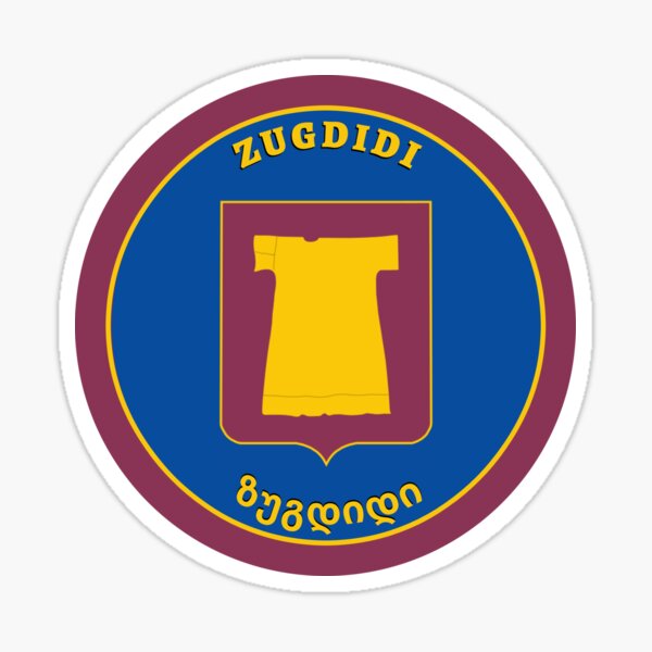 "Georgian City of Zugdidi" Sticker by FedSherDesign | Redbubble
