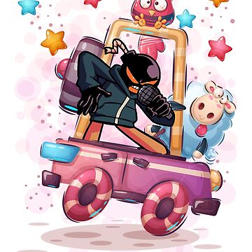 "FNF Car whitty" Sticker for Sale by SL2C-Kids | Redbubble