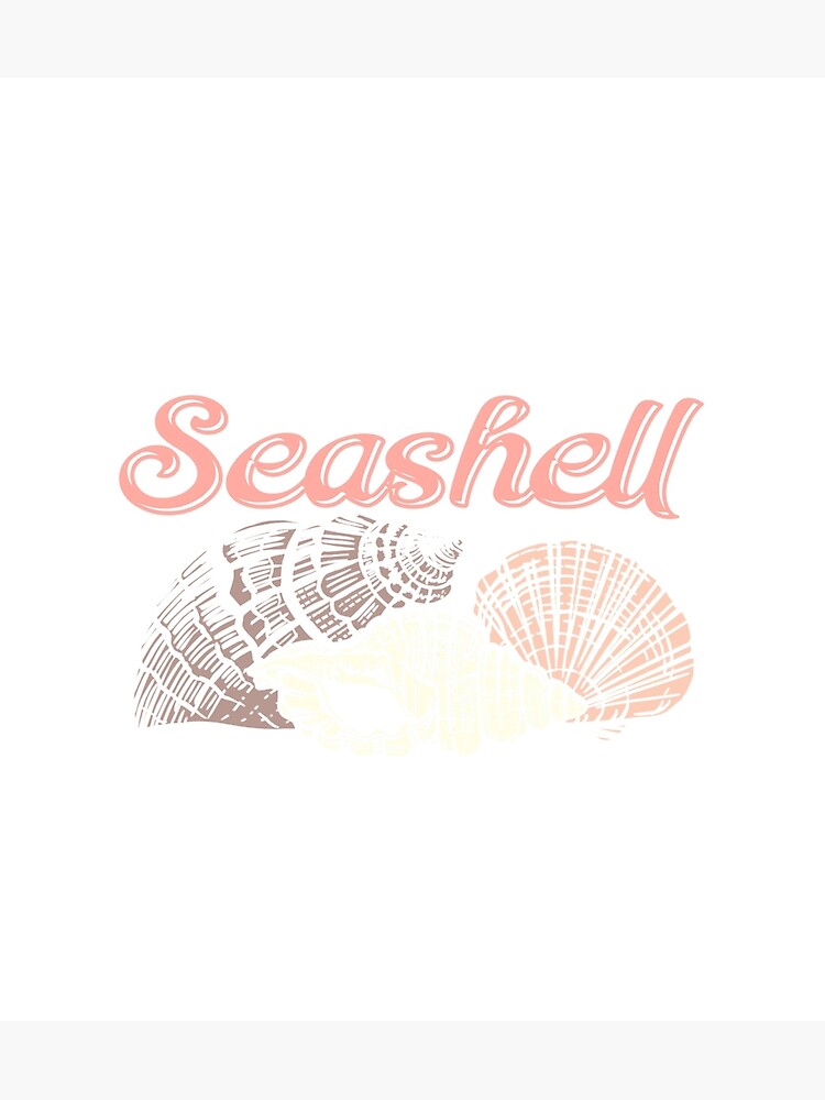 "Seashell Collector Summer Vacation Funny Beach Quotes" Poster for Sale ...