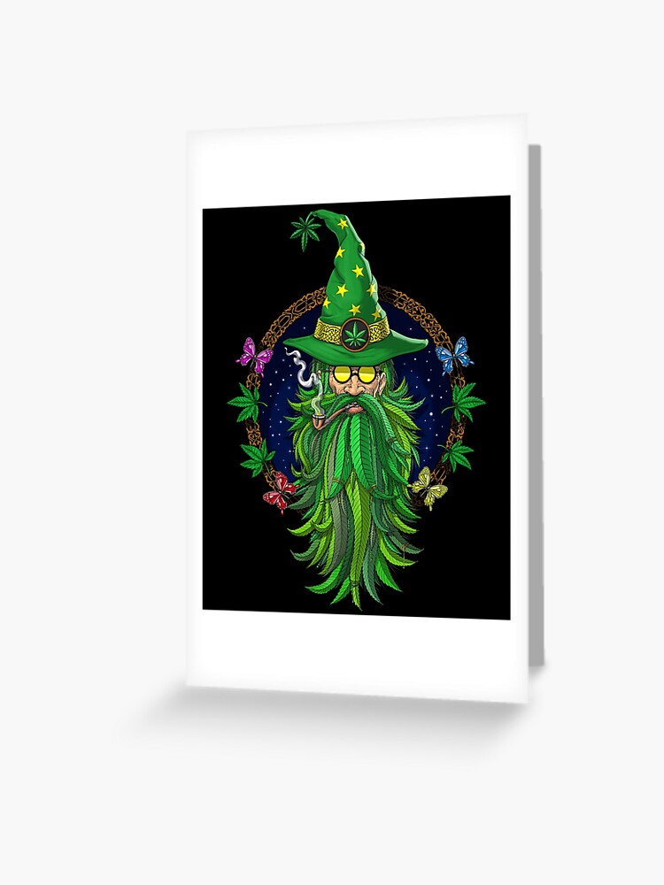 "Weed Wizard" Greeting Card for Sale by Nikolay Todorov | Redbubble