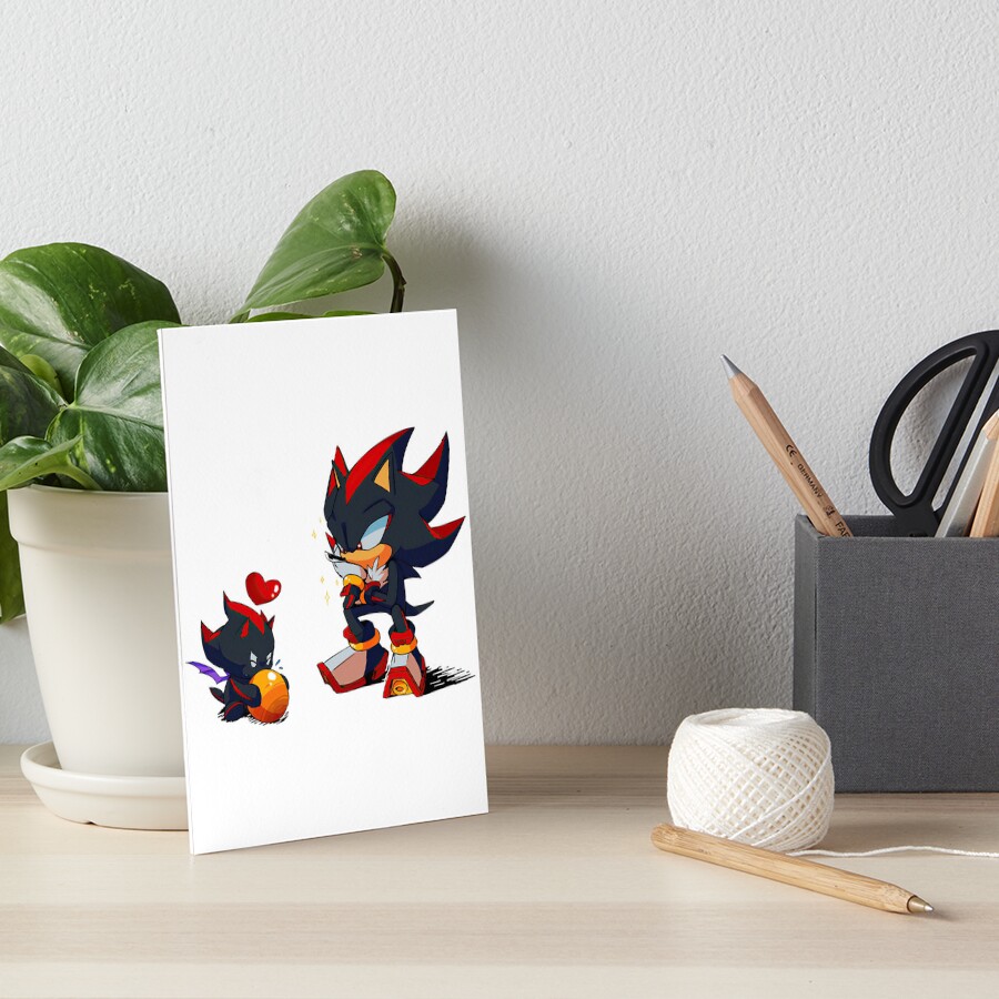 "Shadow The Hedgehog So Cute" Art Board Print by RussellsCloset | Redbubble