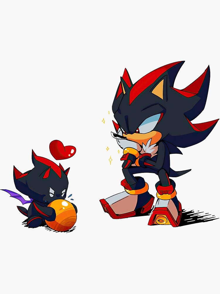 "Shadow The Hedgehog So Cute" Sticker for Sale by RussellsCloset ...